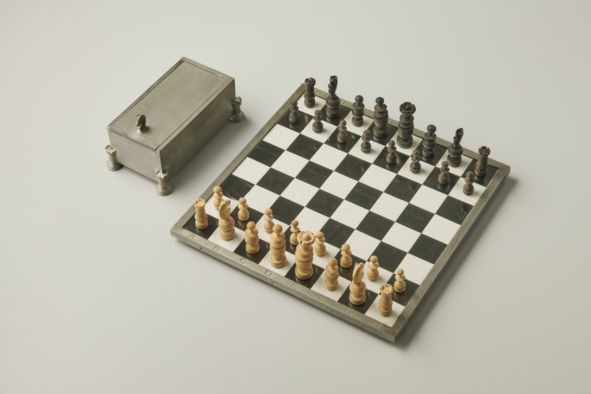 Erik Harald Rehn – Chess Set with Pewter Case - Jackson Design