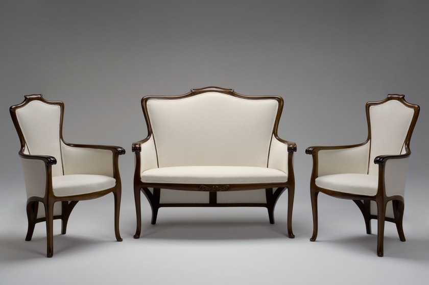 Edward Colonna – Sofa and Two Armchairs - Jackson Design