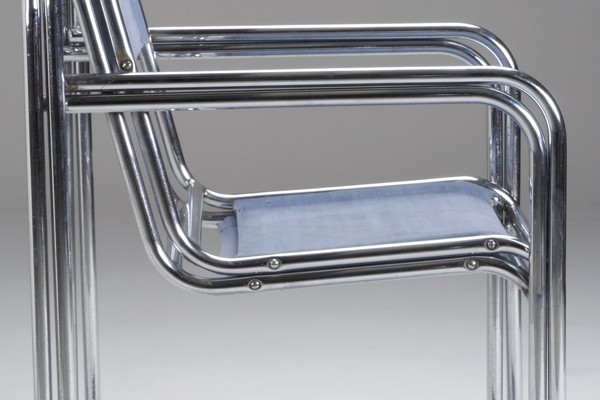 Jacksons - Pair of P.E.L Stacking Chairs - Bruno Pollock