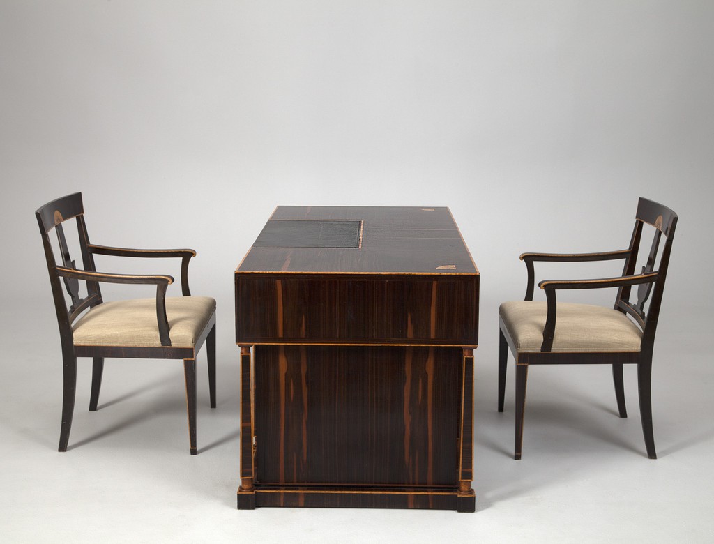Jacksons - Neoclassical Desk and Chairs - Ture Ryberg